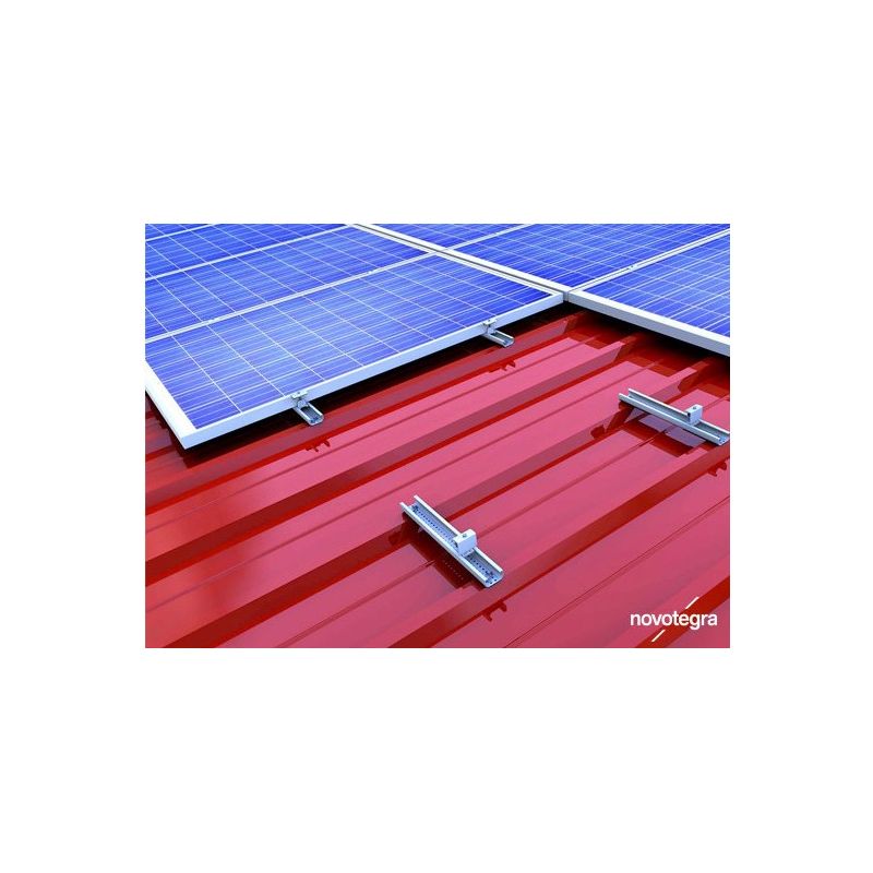 Kit de fixation sur toit en bac acier - Levac solar